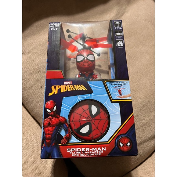Toys | World Tech Toys Marvel Spider Man Flying Figure Nib | Poshmark
